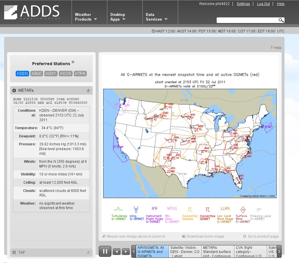 Synthesizing Weather Information for Preflight Planning | NCAR Research ...